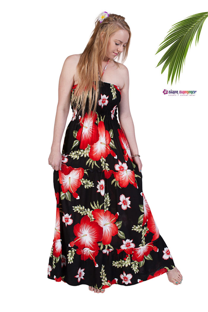 Long Two Step Dress - Siam Summer - Wholesale Resort and Casual Clothing