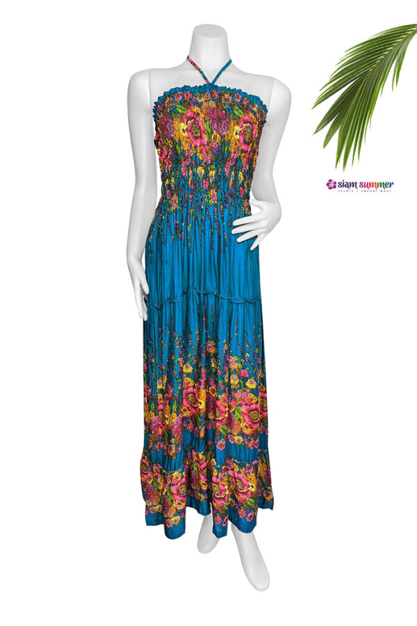 Long Two Step Dress - Siam Summer - Wholesale Resort and Casual Clothing