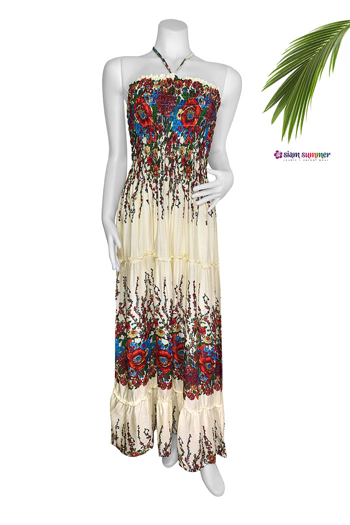 Long Two Step Dress - Siam Summer - Wholesale Resort and Casual Clothing