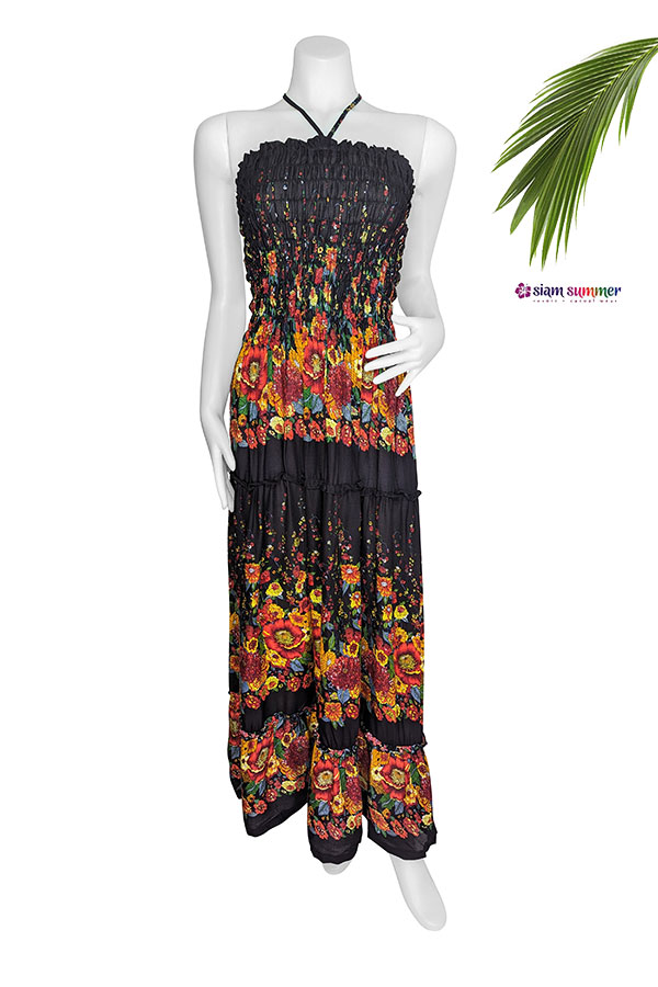 Long Two Step Dress - Siam Summer - Wholesale Resort and Casual Clothing